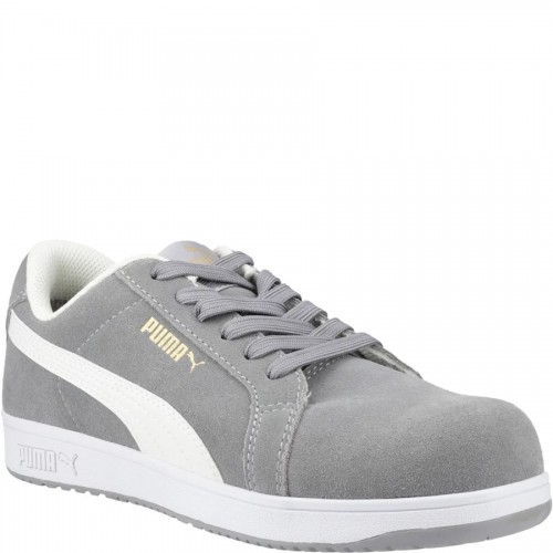 Puma Iconic Low Grey Safety Trainers Metal Free ESD